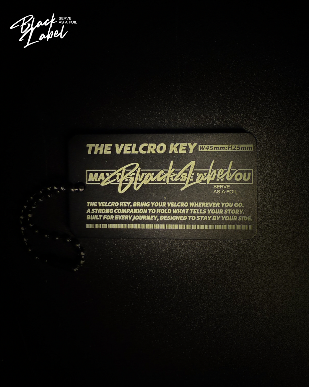 THE VELCRO KEY – Black Label